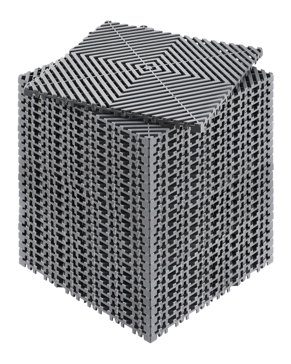 VEVOR Interlocking Drainage Mat, 12” x 12” Modular Interlocking Cushion ...