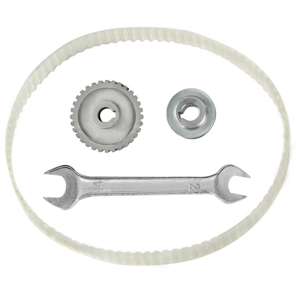 Metal Lathe Gear 7x10,12,&14"Gear/Belt 3pcs Set Timing Belt High ...