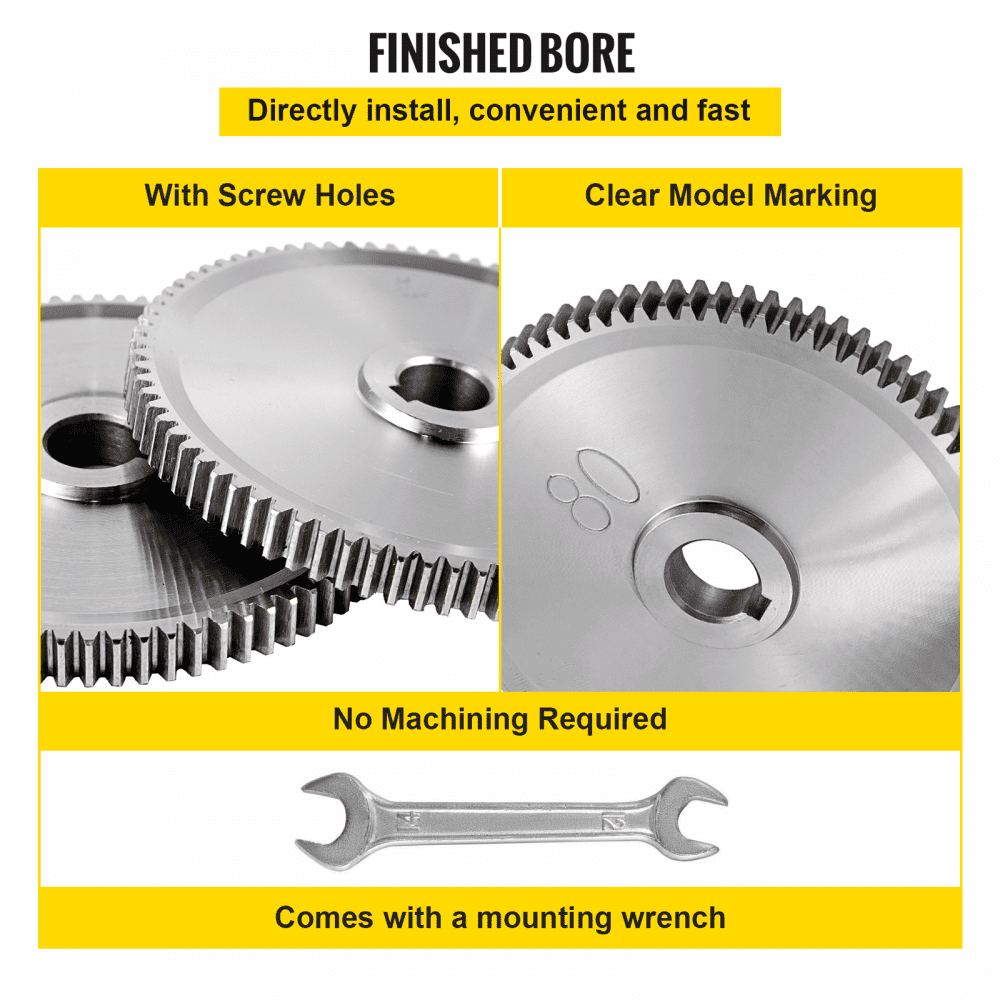 VEVOR VEVOR 5PCS Gear Set for Mini Lathes, Replacement Gears | VEVOR AU