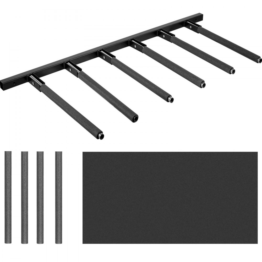 VEVOR Vertical Surfboard Rack, 6 Rods Paddle Board Storage Rack, 45 ...