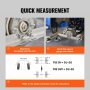 VEVOR Wheel Alignment Tool, 2-Pack Toe Alignment Toe Plates, Stainless ...