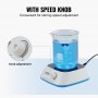 VEVOR Magnetic Stirrer, 0-2000 RPM Stir Plate with Adjustable Speed ...