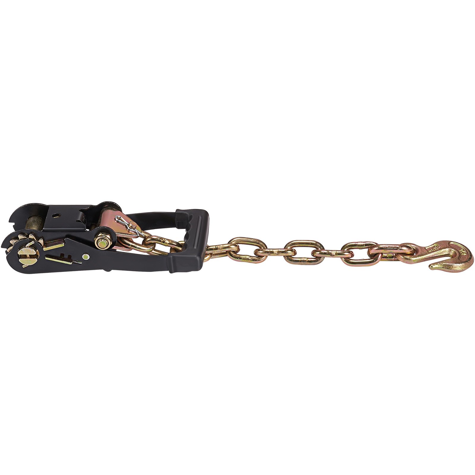 VEVOR Car Tie Down with Chain Anchors, Lasso Style 2"×120" Tire Straps ...