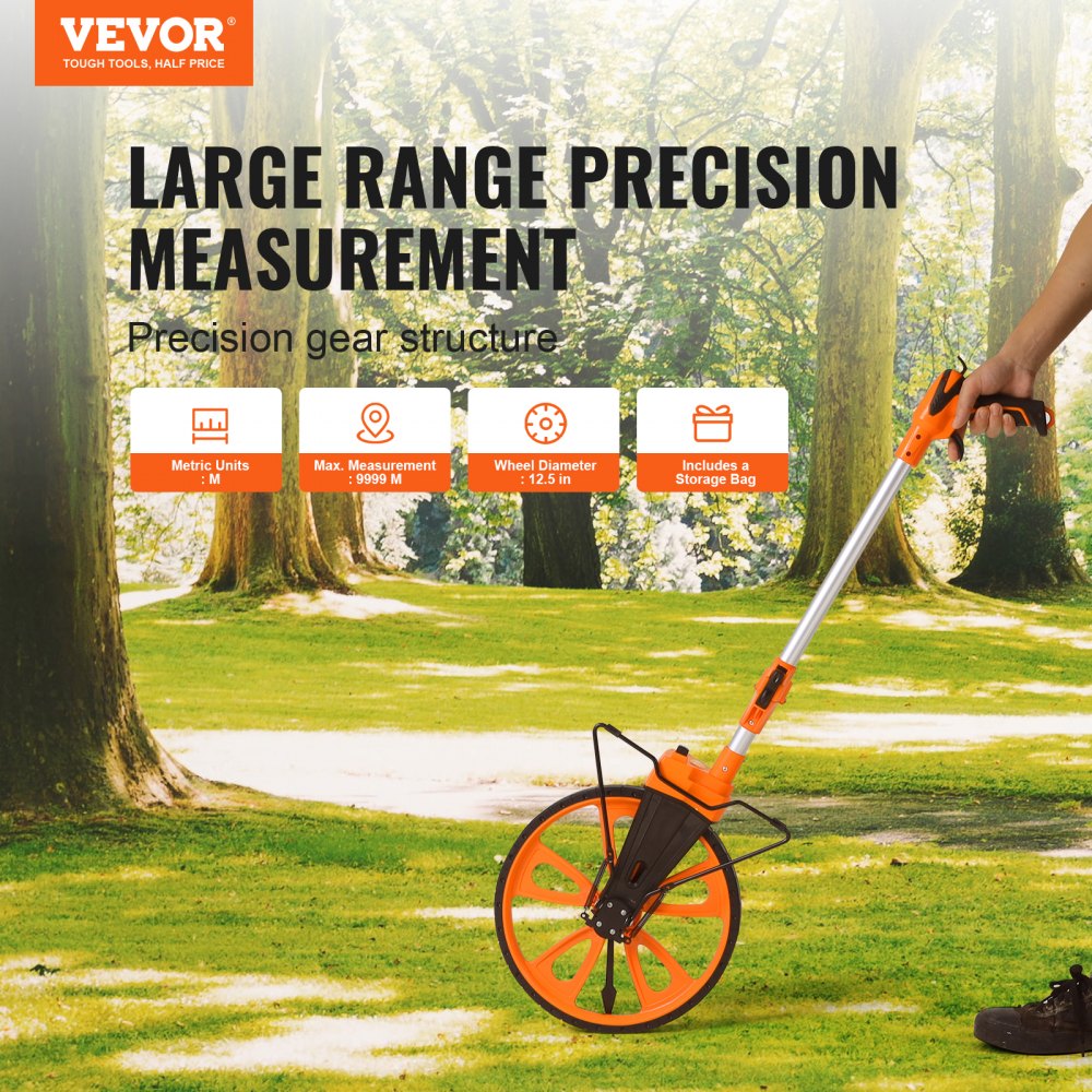 VEVOR Measuring Wheel In Feet And In Wheel Diameter In 46 OFF VEVOR Measuring Wheel In Feet And In Wheel Diameter In 46 OFF