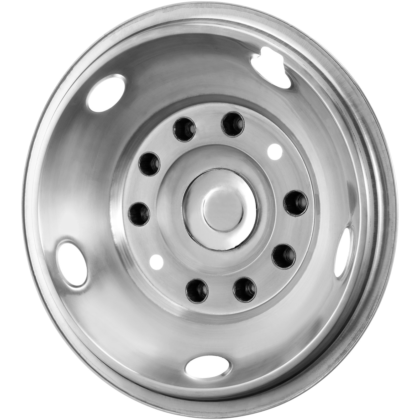 VEVOR 19.5-inch 10 Lug Wheel Simulators, 304 Stainless Steel Wheel ...