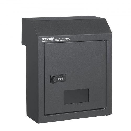 VEVOR Through The Door Key Drop Box, Heavy Duty Steel Through the Door ...