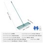 VEVOR Lawn Leveling Rake, 48"x10" Level Lawn Tool, Heavy-duty Lawn ...