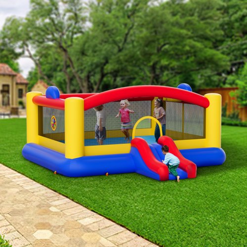 VEVOR Inflatable Bounce House, Outdoor High Quality Playhouse ...