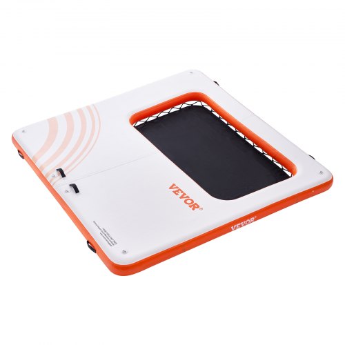 VEVOR Inflatable Floating Dock, 10x10FT Inflatable Dock Platform with 4 ...