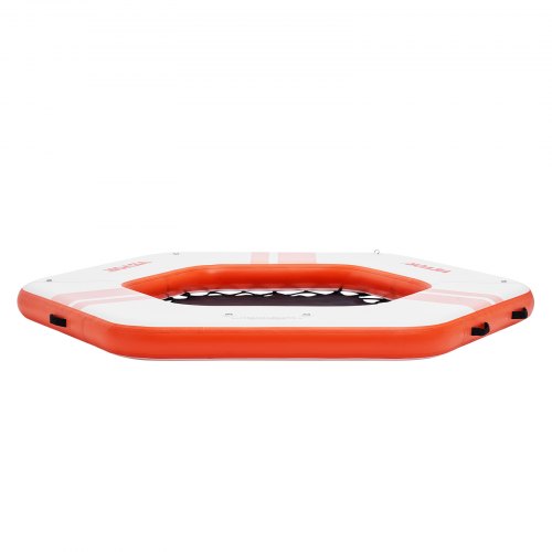 VEVOR Inflatable Floating Dock, ø8.5FT Inflatable Dock Platform with ...