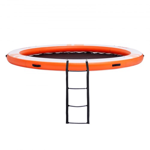 VEVOR Inflatable Floating Dock, ø8FT Inflatable Dock Platform with ø5FT ...