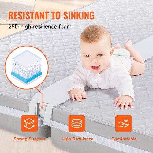 VEVOR Bed Bridge, King Bed Converter Kit, Split King Gap Filler for ...