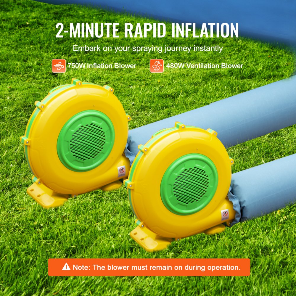 VEVOR Inflatable Paint Booth 23x13.1x9ft Inflatable Spray Booth 750W ...