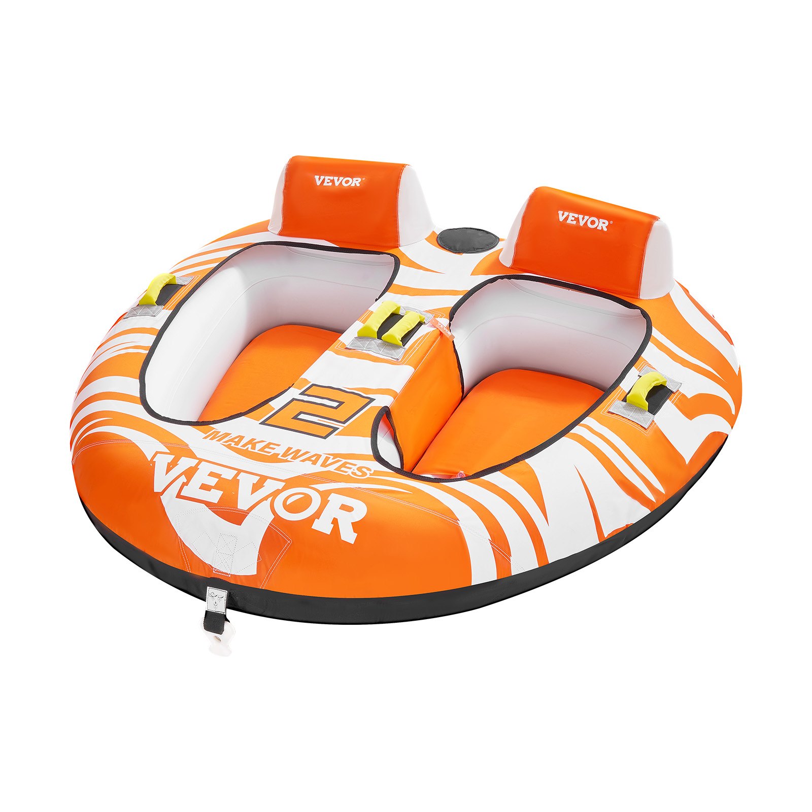 VEVOR Towable Tubes for Boating 2 Person, Inflatable Boat Tubes and ...