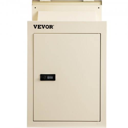 VEVOR Through The Wall Drop Box, 12.5''x6.3''x16.9'' Mail Drop Box w ...