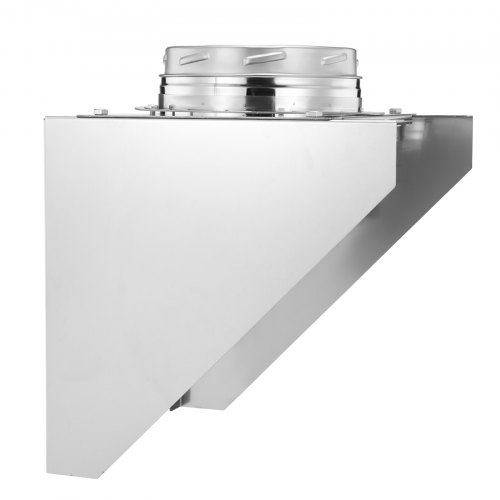 External Chimney Kit 6 Inch with Rain Cap Adjustable Bracket Roof Mount ...