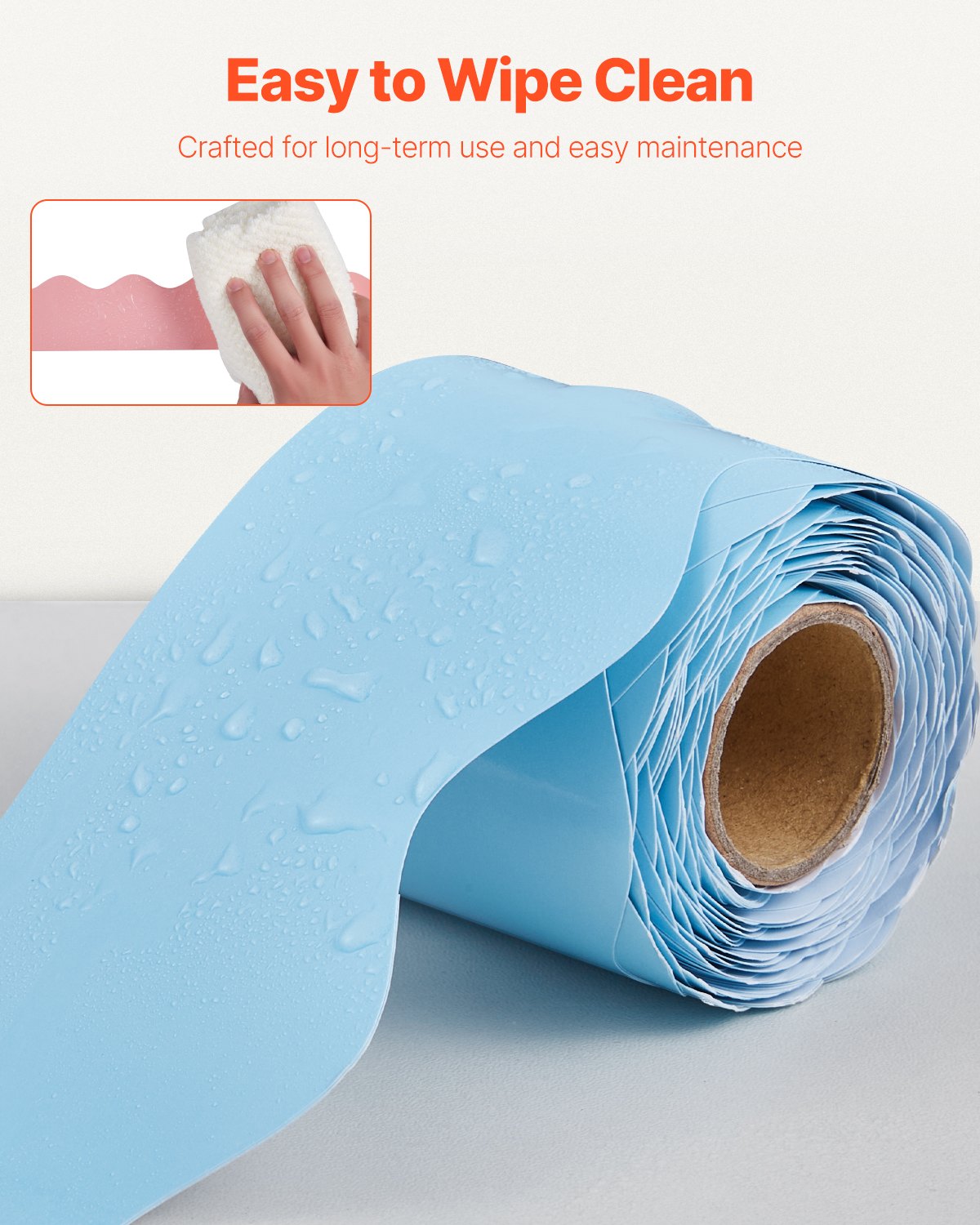 VEVOR Bulletin Board Borders – 6 Rolls, 32.8-ft × 2.3-Inch