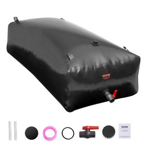 VEVOR Portable Water Storage Bladder 264 Gal PVC Collapsible Water Tank ...