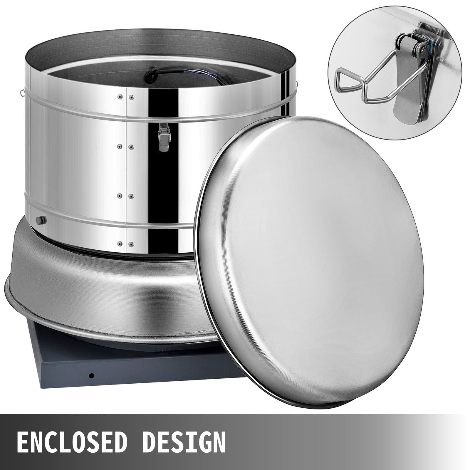 VEVOR 1400 CFM Roof Fan Up-blast Restaurant Exhaust Fan High Speed ...