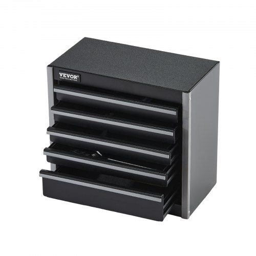 Tool Box 8.6-inch Portable Metal Tool Box with 5 Drawers Tool Organizer ...