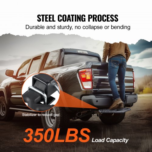VEVOR Hitch Step for 2 Inch Receiver, Universal Rear Bumper Guard ...
