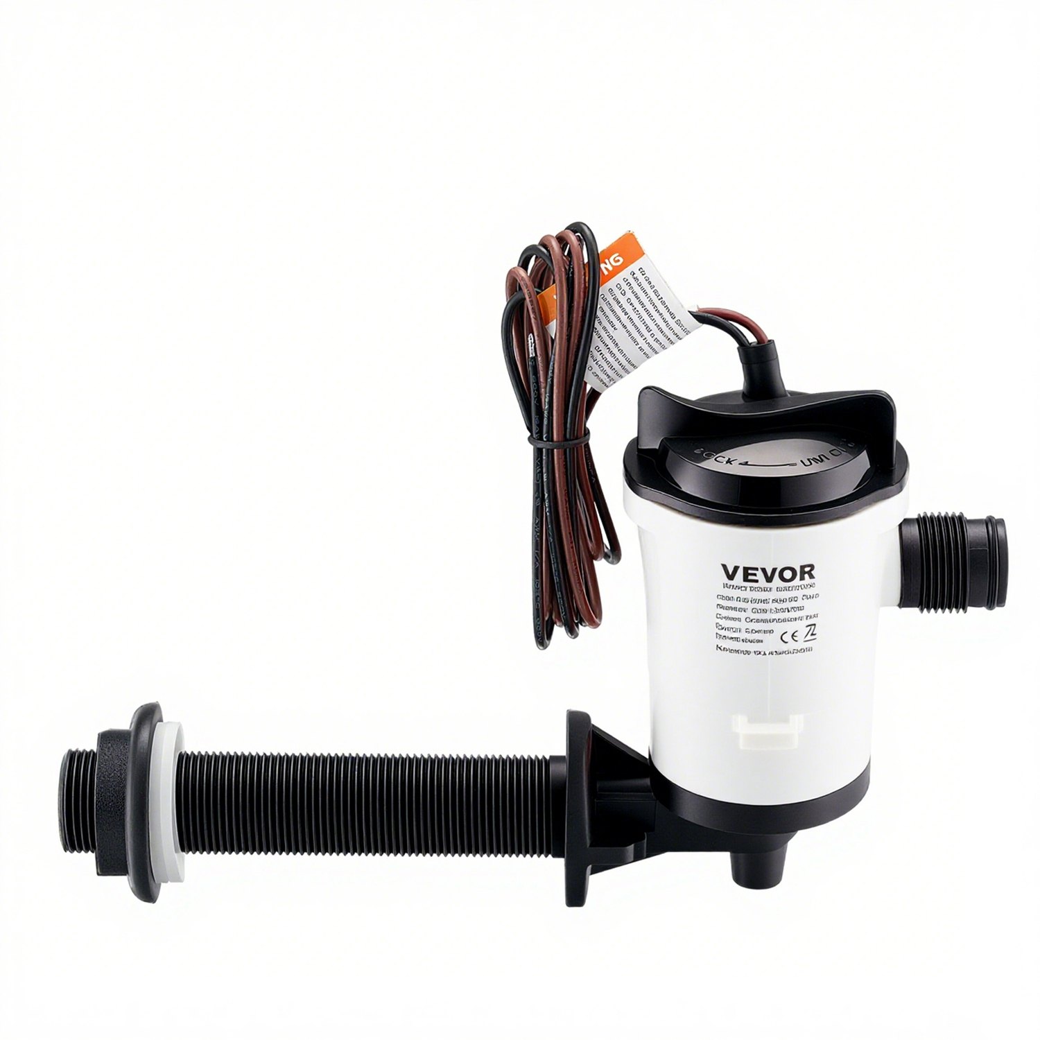 VEVOR Livewell Pump for Boat, 12V 50 L/min(800 GPH) Livewell Aerator ...