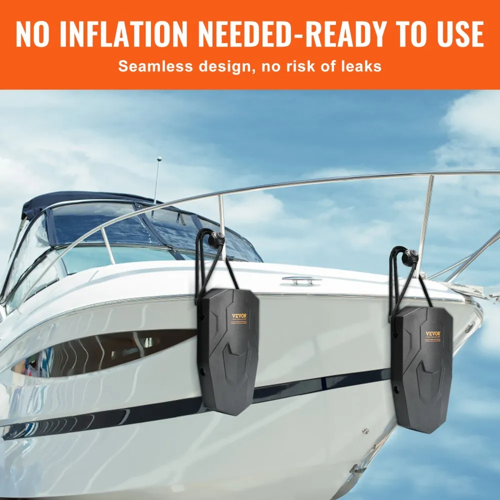 VEVOR Boat Fenders, 8.6" x 16" Boat Bumpers for Docking, Marine EVA ...