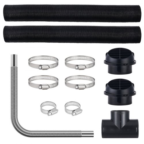 VEVOR Diesel Heater Pipe Ducting Set, 3" Extendable Air Duct Hose, 1 ...