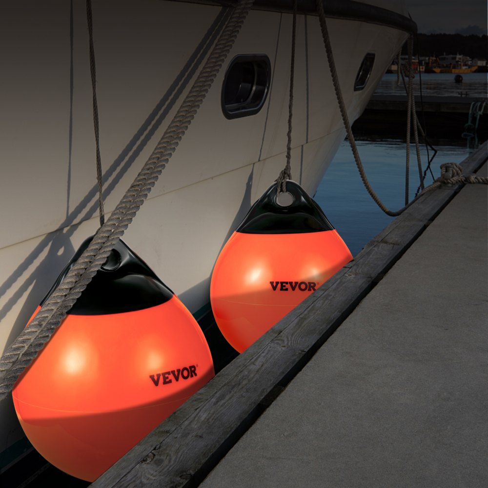 VEVOR Boat Buoy Balls, 15\" Diameter Inflatable Heavy-Duty Marine-Grade ...