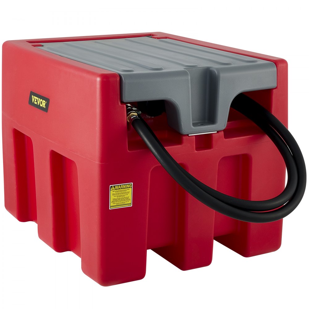 VEVOR Portable Diesel Tank, 58 Gallon Capacity, Diesel Fuel Tank with 12V Electric Transfer Pump ...