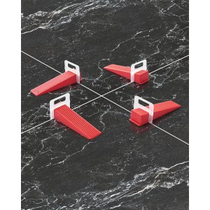 VEVOR Tile Leveling System Clips, 2000-Piece 1/16" Tile Spacers Clips ...