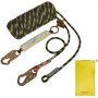 VEVOR Vertical Lifeline Assembly, 0.55'' x 100' Fall Protection Rope ...