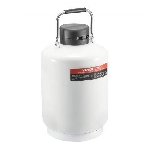 VEVOR Liquid Nitrogen Tank 6 L Aluminum Alloy LN2 Container Dewar 6 ...
