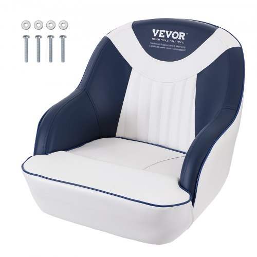 VEVOR Captain Bucket Seat, Pontoon Boat Seat with Thickened Sponge ...