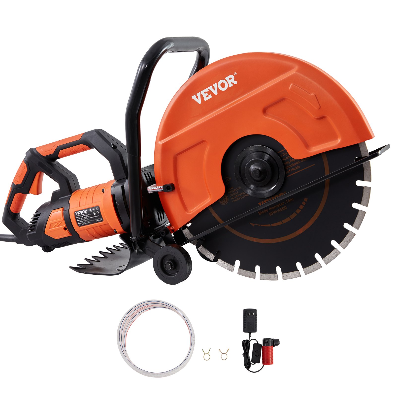 VEVOR Electric Concrete Saw, 16 in, 3200 W 15 A Motor Circular Saw ...