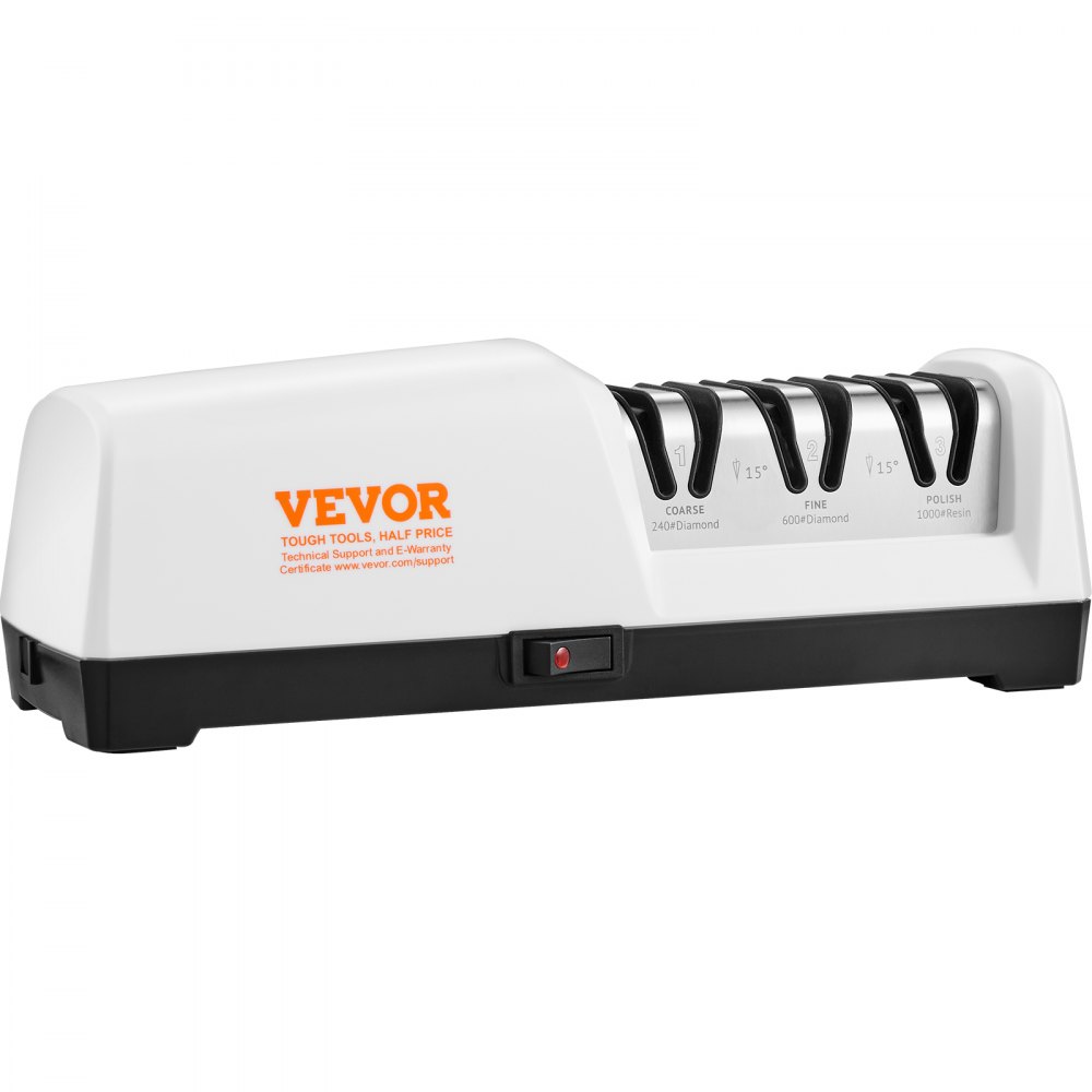 VEVOR Electric Knife Sharpener, 3 Stages Kitchen Knife Sharpener for ...