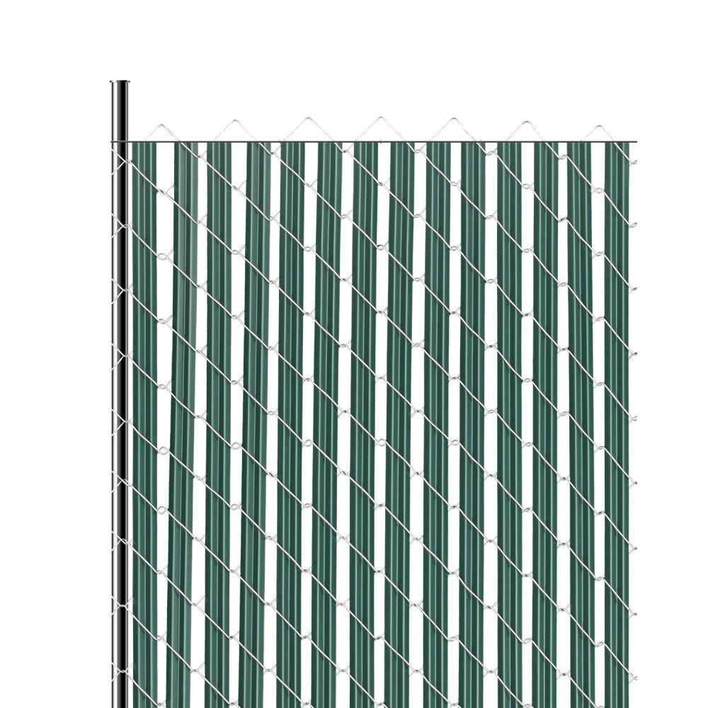 Chain Link Fence Privacy Slats Single-Wall for 5' High Fence Bottom ...