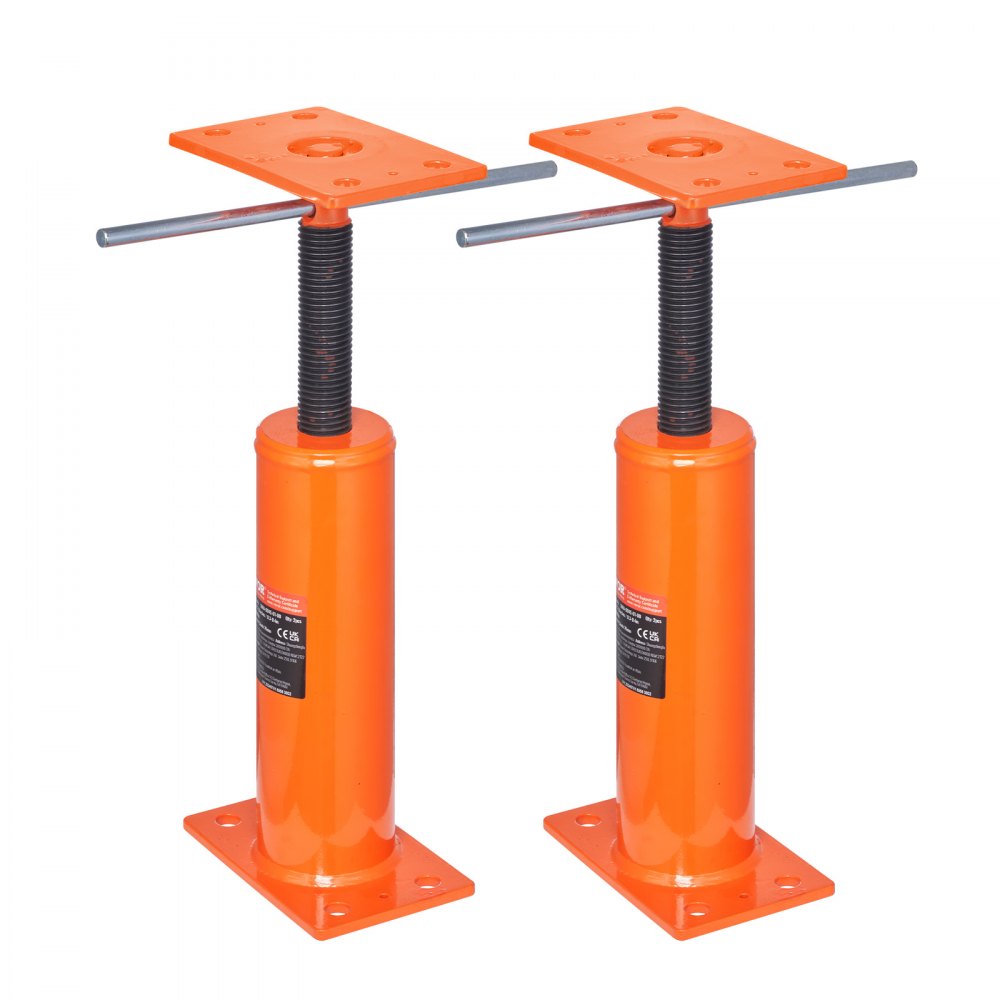 VEVOR 2PCS Adjustable Floor Jack Post House Floor Leveling Lift 12"-16 ...