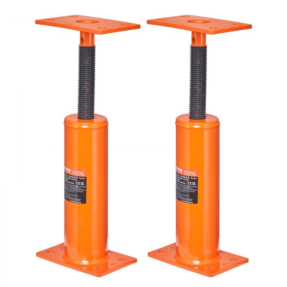 VEVOR House Floor Jacks, 2 Pack, 12"-16" Height Range, 9700 lbs Max ...