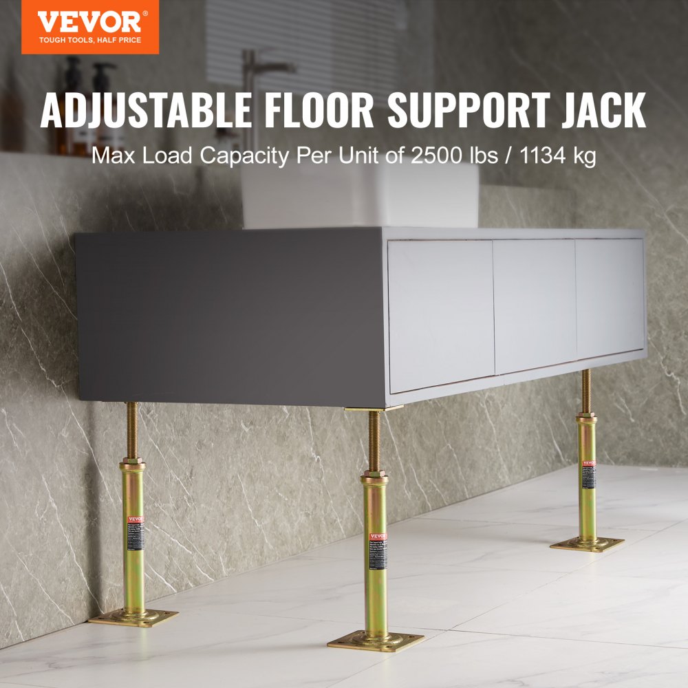 VEVOR 4PCS Adjustable Floor Jack Post House Floor Leveling Lift 11.6 ...