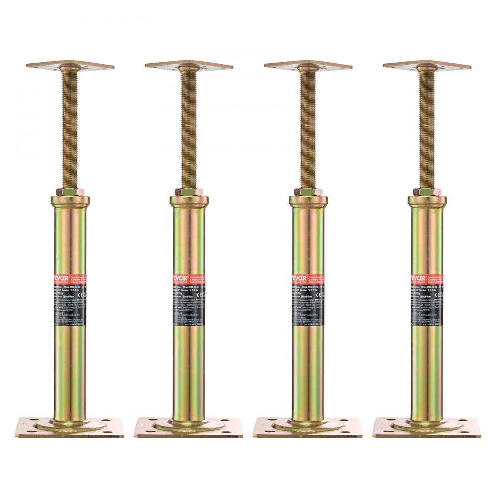 VEVOR 4PCS Adjustable Floor Jack Post House Floor Leveling Lift 11.6 ...