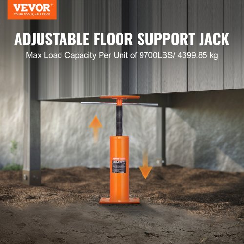 VEVOR Adjustable Floor Jack Post House Floor Leveling Lift 12"-16 ...