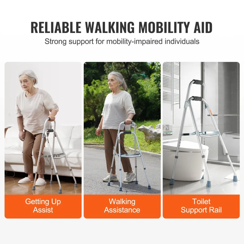VEVOR Folding Hemi Walker One Arm Mobility Walker for Senior & Adjustable Height | VEVOR US