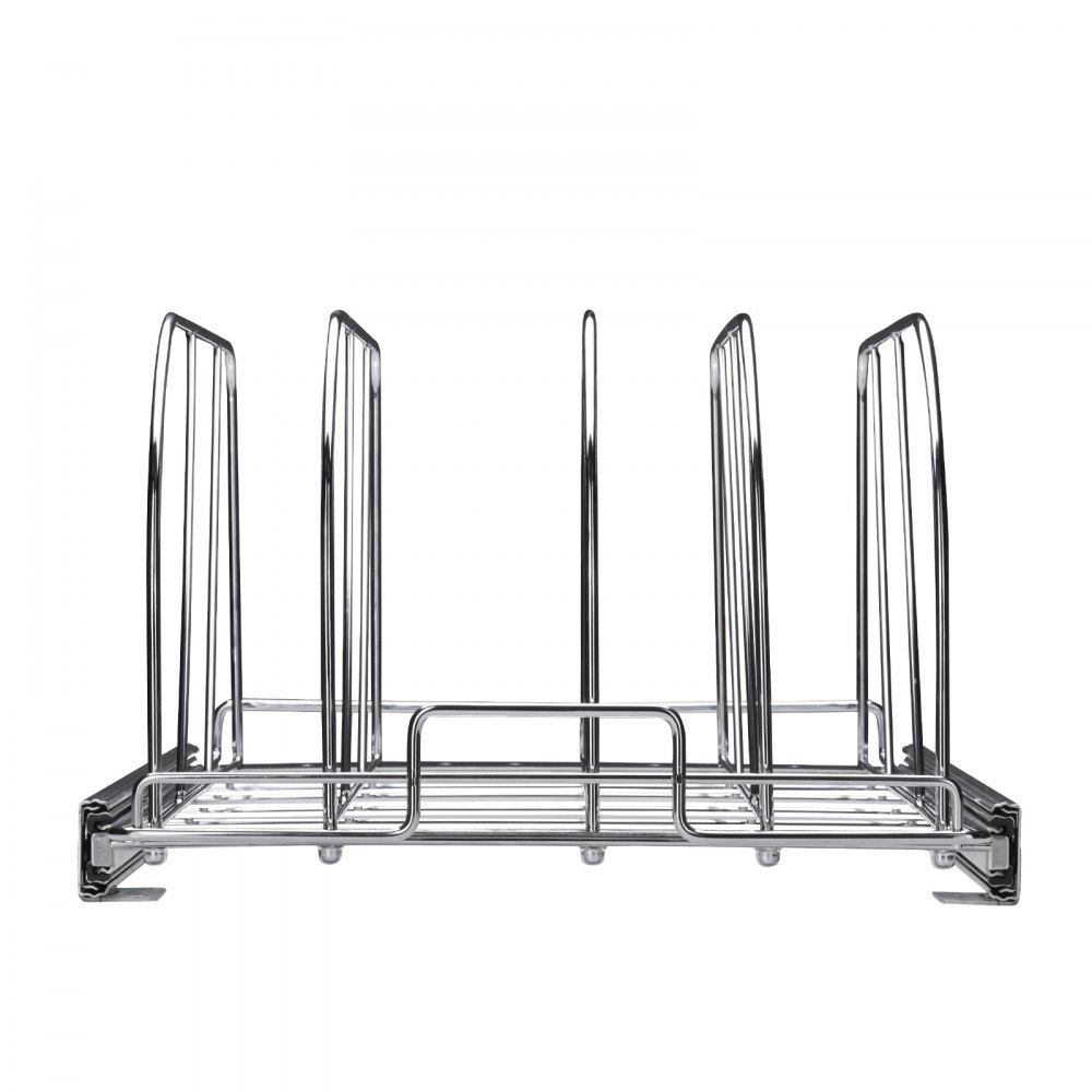 VEVOR Pan and Pot Rack, Expandable Pull Out Under Cabinet Organizer ...