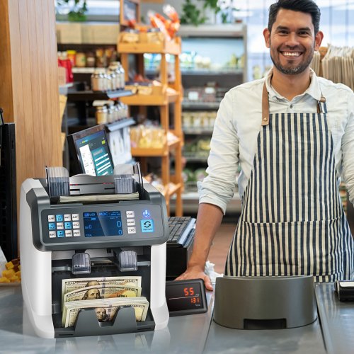 VEVOR Money Counter Machine, Bill Counter with Mixed Denomination, 2CIS ...