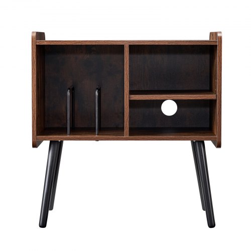 VEVOR Record Player Stand, Turntable Stand Holds Up to 110 Albums ...