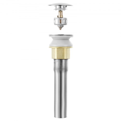 Bathroom Sink Drain Without Overflow All Metal Vessel Sink Drain ...