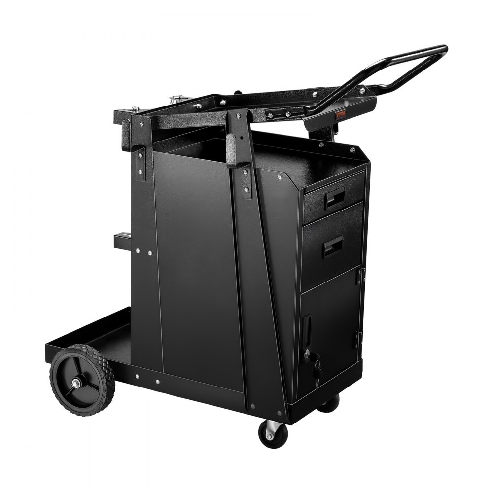 VEVOR Welding Cart 2 Drawers Welder Cart Heavy Duty with Lockable ...