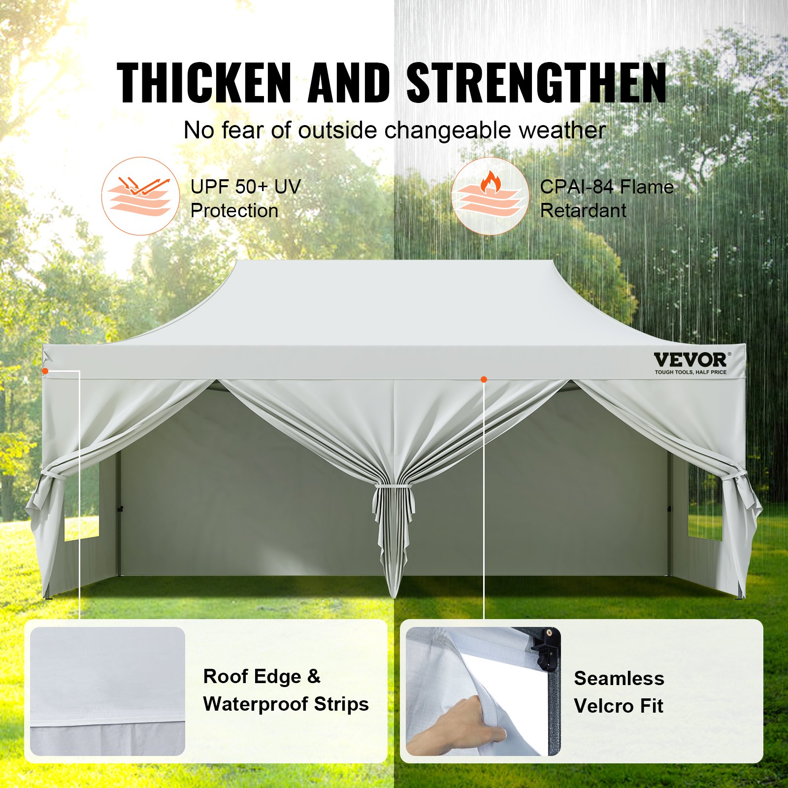 VEVOR VEVOR Pop Up Canopy Tent Outdoor Gazebo Tent 10x20FT with ...