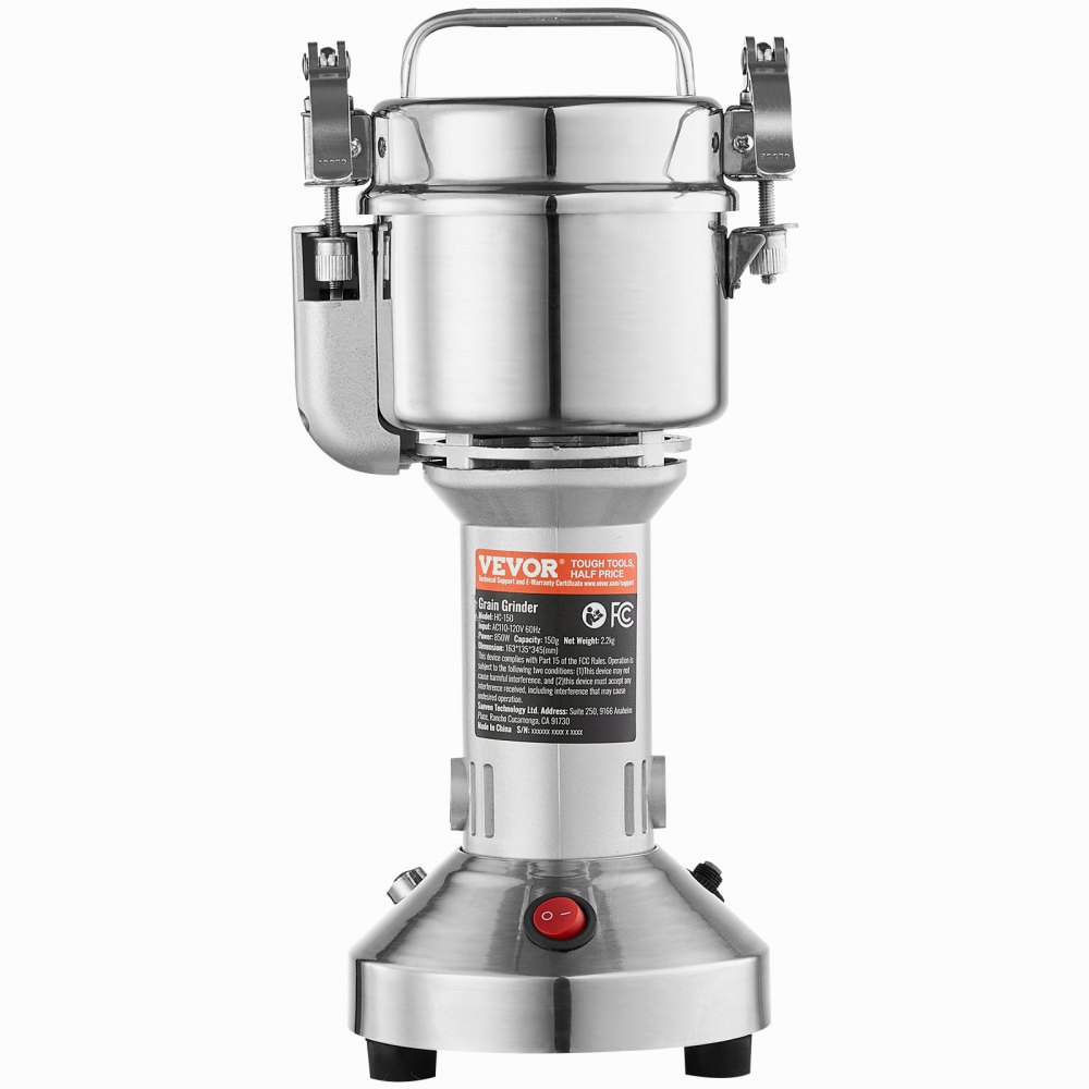 VEVOR 150g Electric Grain Mill Grinder, High Speed 850W Commercial ...